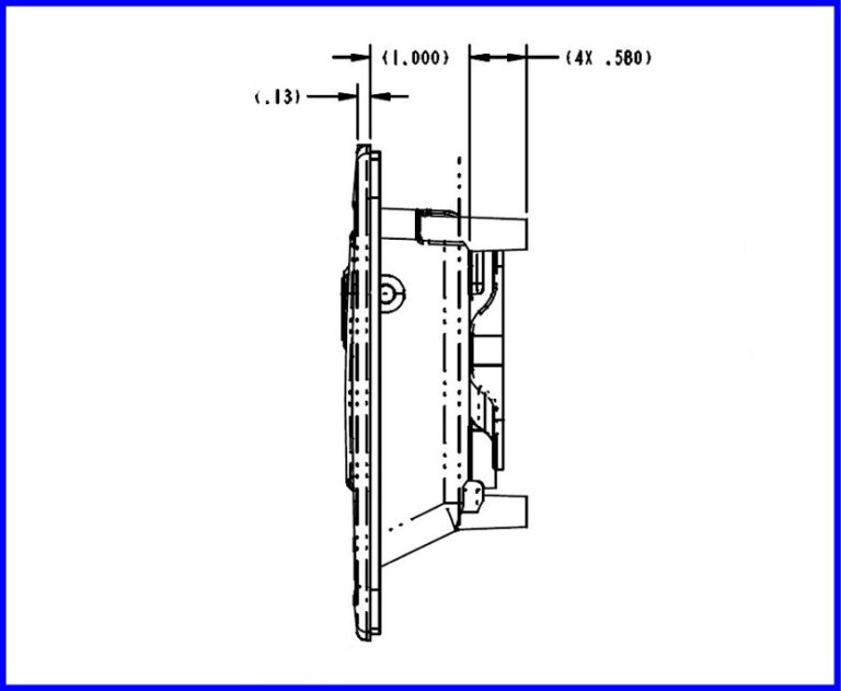12055-37 TriMark Compartment Door Lock