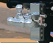 8 inch Double Ball Tow and Stow, B&W TS10037B