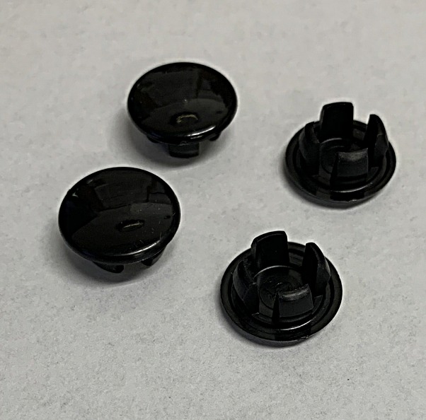 Mounting Screw Caps, Black, Velvac 748329